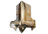 China Gold-Plating Matching with casket Accessory Plastic Coffin Parts by Injection Moulding for sale