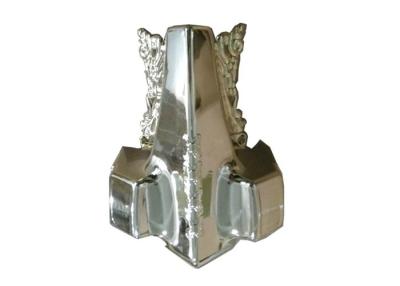 China Plastic Injection Molding Gold-plating Casket Hardware  Coffin Parts  with Steel bars for sale