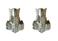China Plastic Injection Molding Gold Casket Fitting  Coffin Parts with Steel bars for sale