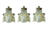 China Plastic Customized Casket Accessories Gold - Plating Funeral Decoration With Iron Tubes for sale