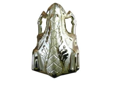 China Plastic PP Material Funeral Coffin Parts For casket Golden Decoration for sale