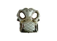 China Plastic PP Material Funeral Coffin Parts For casket Golden Decoration for sale