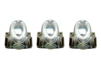 China Silver Casket Hardware Plastic Material , Coffin Accessories  With Iron Bars for sale
