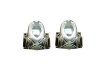 China Silver Plastic Funeral Coffin Fitting Casket Corner With PP Material for sale