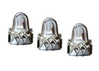 China PP Or ABS  Material Funeral  Coffin Decorative Coffin Parts  With Steel Bars for sale