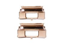China Standard Style Copper Plastic  Funeral Furniture Coffin Parts For Casket corner for sale