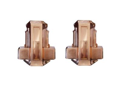 China Standard Style Copper Plastic  Funeral Furniture Coffin Parts For Casket corner for sale