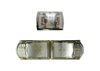 China American Style Gold Plastic  Funeral Casket corner Coffin Parts With Plastic Material for sale