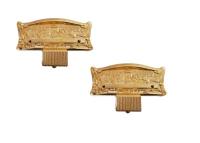 China Virgin Mary Gold Plastic Coffin Parts Injection Molding For Funeral Casket Corner for sale