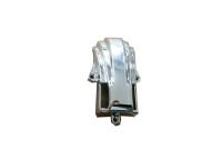 China Polish Silver Plastic Coffin Fittings Funeral Decoration For Casket Corner 10# for sale