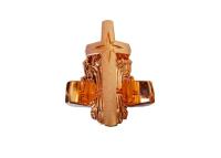 China Brass Color Coffin Parts Funeral Casket Decoration Sun And Star Pattern PP New Material for sale