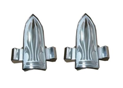 China Silver Coffin Accessories Casket Corner With PP plastic for sale
