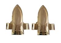 China Polished Gold Coffin Parts Injection Molding 62cm X 54cm X 38cm For Casket Decoration for sale