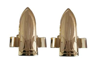 China Polished Gold Coffin Parts Injection Molding 62cm X 54cm X 38cm For Casket Decoration for sale