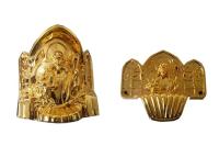 China Christ Type Casket Corners PP / ABS Material Coffin Decorative With Steel Bars for sale
