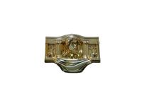 China Gold Plating Coffin Parts Customized Copper Color 19 Kg / 18kg  With Christ Model for sale