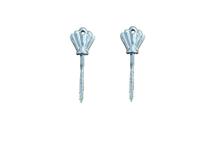 China Silver Painting Coffin Screw Plastic And Metal Casket Components For Casket Fastening for sale