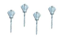 China Silver Painting Coffin Screw Plastic And Metal Casket Components For Casket Fastening for sale
