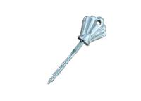 China Silver Painting Coffin Screw Plastic And Metal Casket Components For Casket Fastening for sale