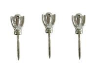 China Wing Model Funeral Casket Hardware Screw 2# -  Silver For Casket Fastening for sale