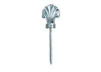 China Silver Plastic And Metal Coffin Accessories , Funeral Casket Hardware Screw For Casket Lid for sale