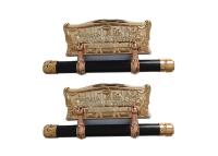 China Funeral Golden Long Casket Swing Bar TX - A H9007 PP And Zinc Material for sale