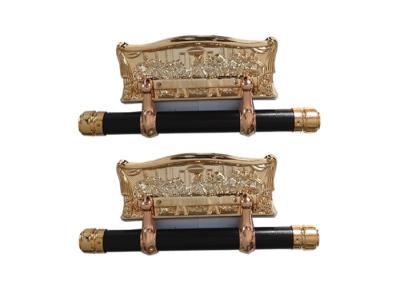 China Funeral Golden Long Casket Swing Bar TX - A H9007 PP And Zinc Material for sale