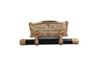China Funeral Golden Long Casket Swing Bar TX - A H9007 PP And Zinc Material for sale