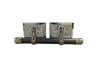 China Funeral Long Casket Swing Bar TX - C Silver Color Surface Decoration With Metal Tubes for sale