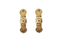 China Polished Gold Casket Hardware Kit , Coffin Bracket Funeral Accessories Suppliers for sale