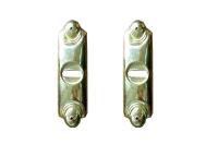 China Pale Gold Long Coffin Accessories Bracket , Casket Accessories Suppliers for sale