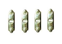 China Pale Gold Long Coffin Accessories Bracket , Casket Accessories Suppliers for sale