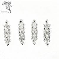 China Long Vertical Floral Carved Electroplated Plastic Bracket Of Funeral Coffin Decoration Hardware Suppliers for sale