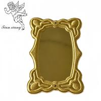China Vintage Curly Ornament Frame Casket Name Plate Coffin Accessories Funeral Hardware Decorative Supplies for sale