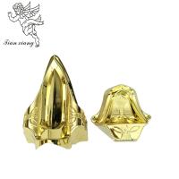China Gold Plated Plastic Casket Hardware Coffin Corner Guard  Funeral Coffin Fitting for sale