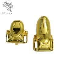 China Metallic Rose Gold Metal Casket,  Adult Funeral Coffin for sale