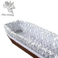 China Customizable Interior Metal Casket For Obsequies Decorable Surface for sale