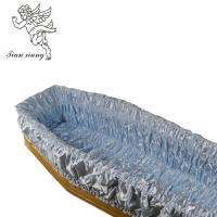China Dignified Farewell Steel Casket Box Decorable For Funeral Arrangements for sale