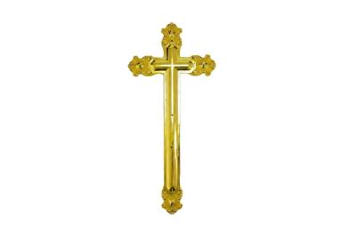 China Standard Coffin Crucifix Funeral  Decoration Size 44.8 × 20.8 Cm PP Material for sale