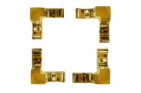 China Bright Surface Coffin Fittings , Eco Friendly Casket Hardware Supplies for sale