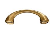 China Iron Solid Metal Casket Handle Copper Color Big Size Funeral Coffin Fittings H9016 for sale
