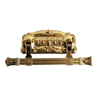 China Funeral Products Gold Plastic Coffin Handle Swing European Style for sale