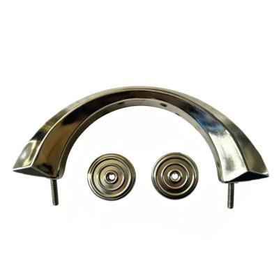 China Europe Style Golden Plastic Outside Metal Coffin Handles H9009 for sale