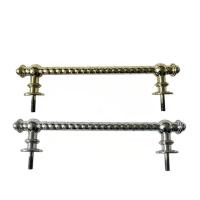 China Europe Style Golden Plastic Outside Metal Casket Handle H9012 for sale