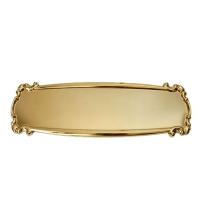 China European Style Casket Name Plate 6# Horizontal Baroque Coffin Memorial Plaque for sale