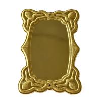 China Vintage Curly Ornament Frame Casket Name Plate Coffin Accessories Funeral Hardware Decorative Supplies for sale