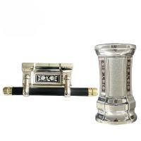 China Decorative Inset Panel Casket Swing Bar Handle Compatible With Custom Decal Sticker for sale