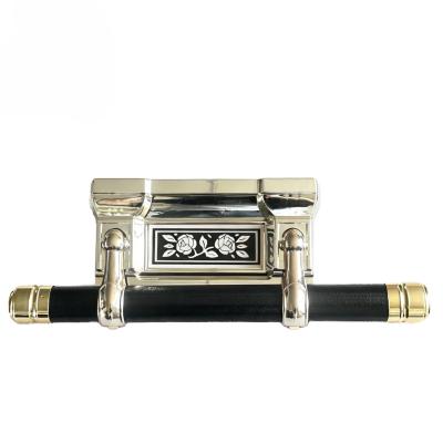 China Decorative Inset Panel Casket Swing Bar Handle Compatible With Custom Decal Sticker for sale