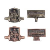 China Antique Finish Zinc Alloy Casket Corner Ornament, Religious Relief Funeral Hardware for sale