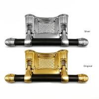 China `Casket Swing‑Bar Handle With Diamond Texture Movable Decorative Panel, Gold / Silver Plated Funeral Hardware` for sale